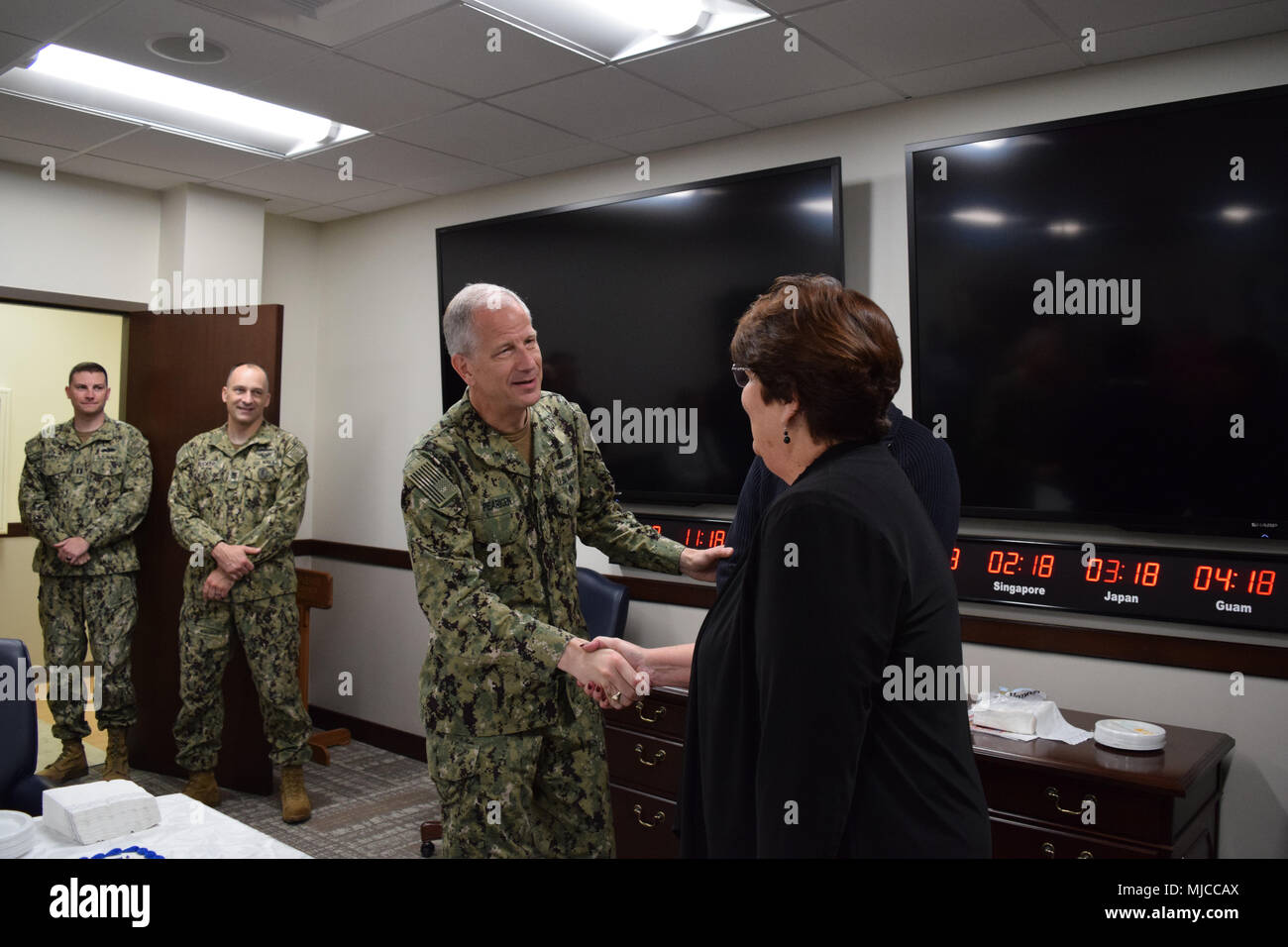 Rear. Adm. Paul Pearigen, commander, Navy Medicine West (NMW), and ...