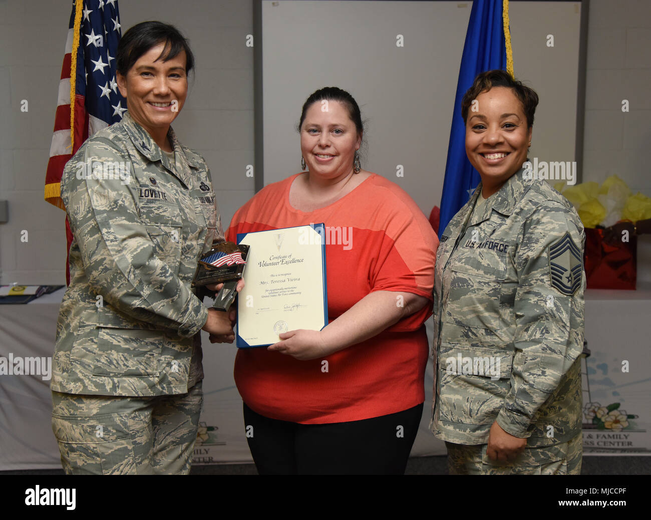 U.S. Air Force Col. Debra Lovette, 81st Training Wing commander, and ...