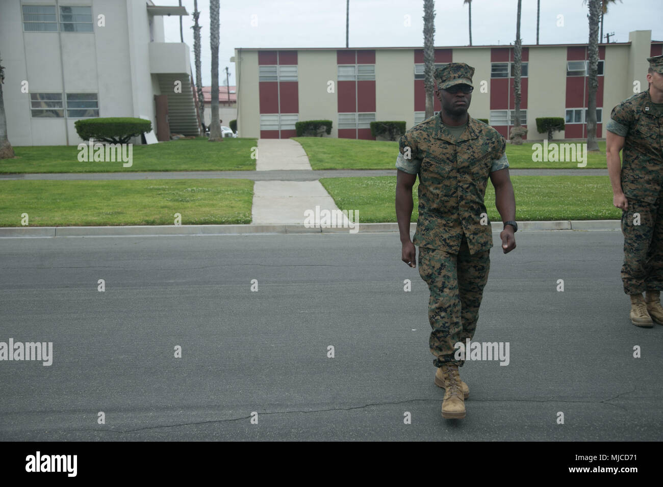 U.S. Marine Corps Lance Cpl. Anfrenee Joseph, a data systems ...
