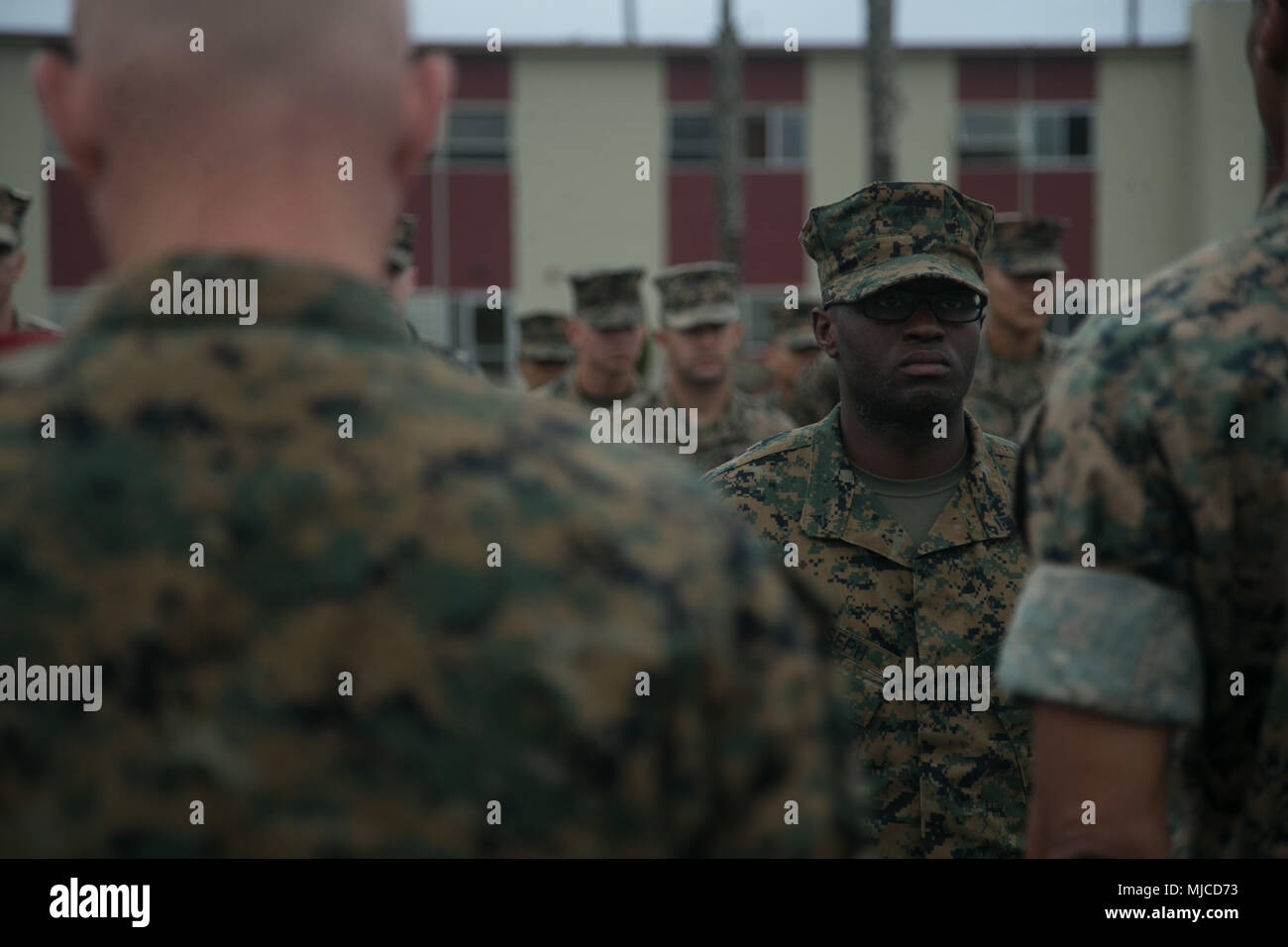 U.S. Marine Corps Lance Cpl. Anfrenee Joseph, a data systems ...
