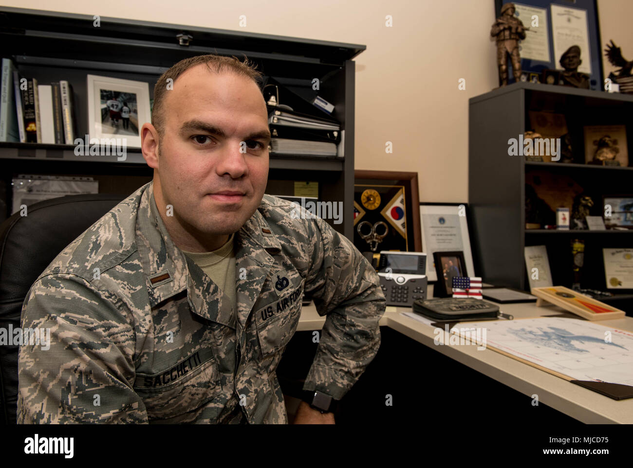 Second Lt. Adam Sacchetti, 2nd Security Forces Squadron Supply and ...