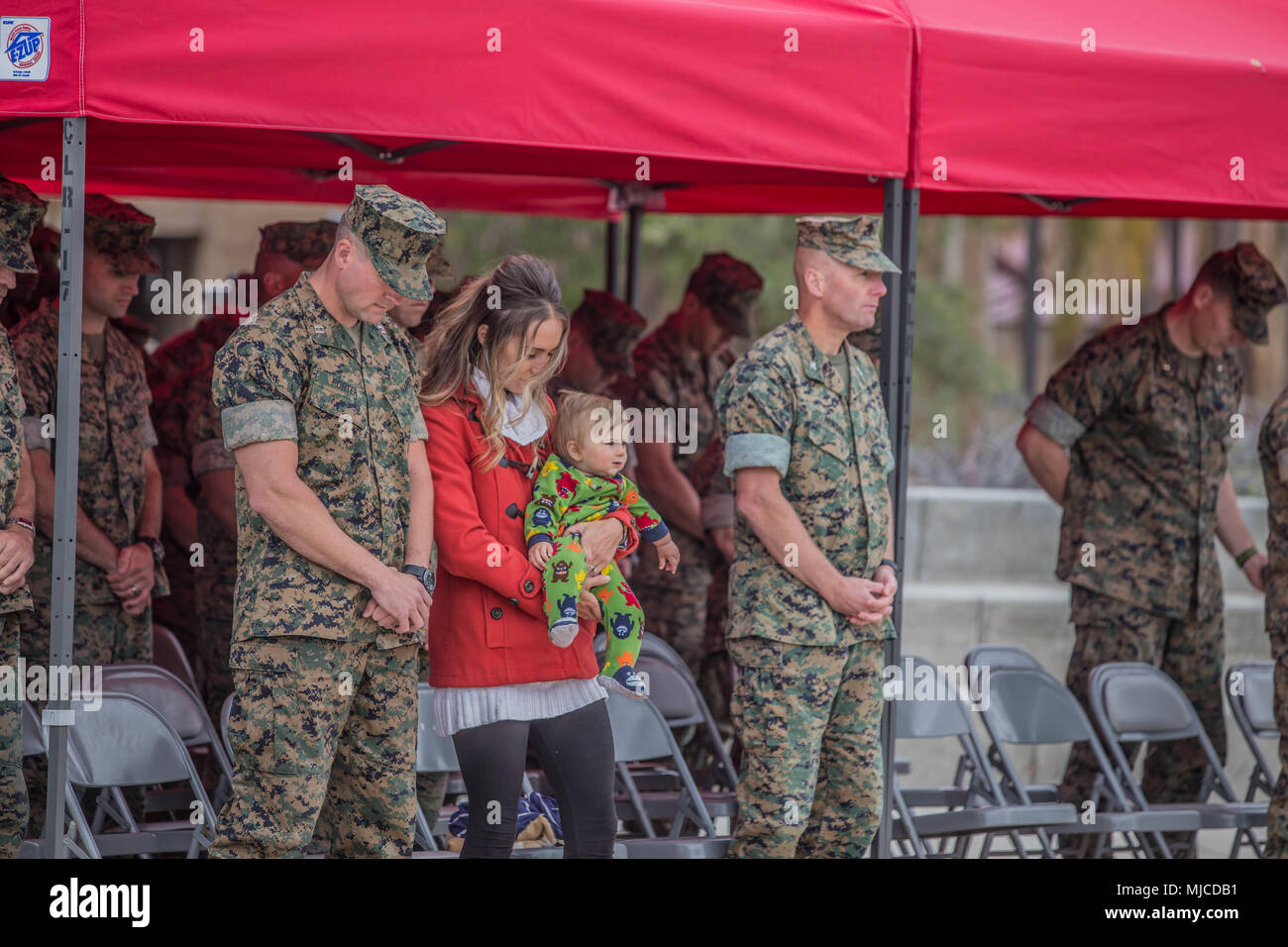 U.S. Marine Capt. Austin Porter, the company commander for Headquarters ...
