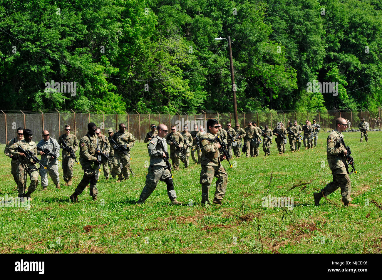 Fort Polk La April 30 2018 Georgia National Guard Soldier From