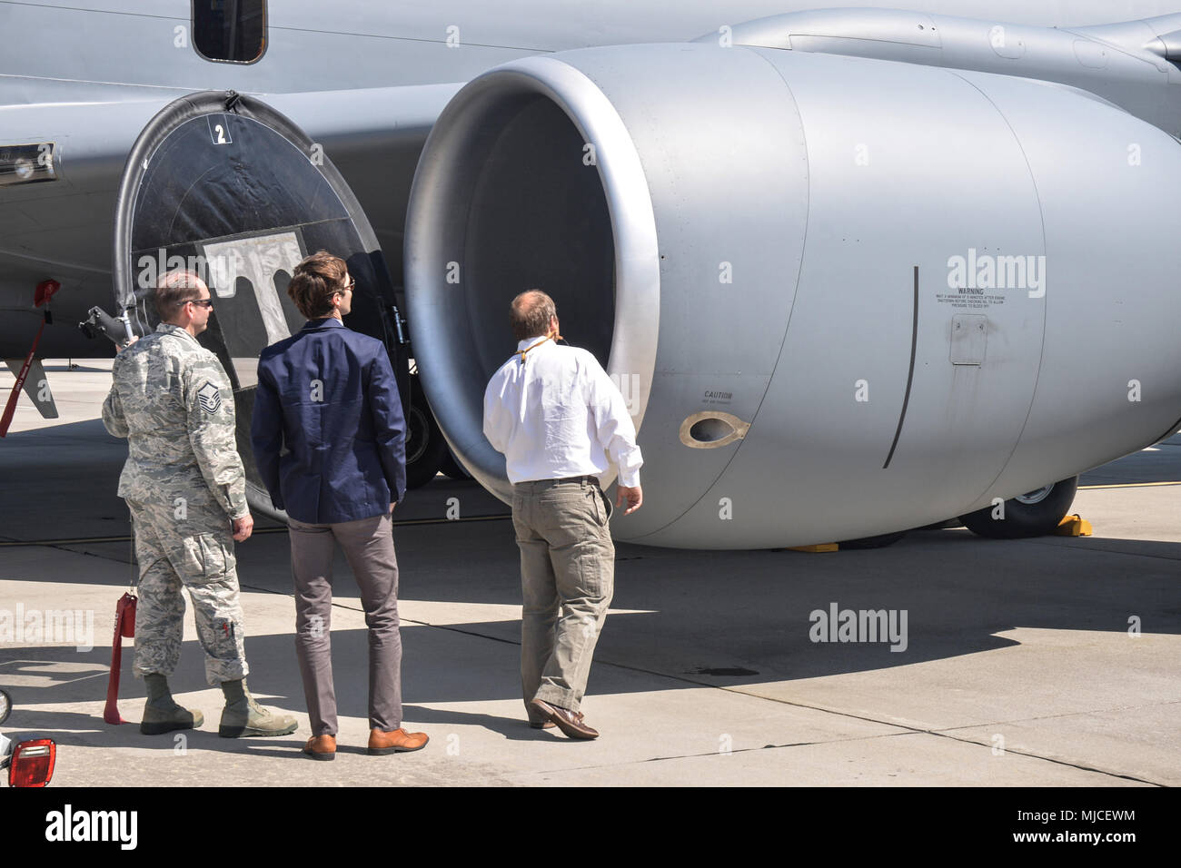 Leadership Knoxville 2018 members George Brown and Ben Pinnell inspect ...