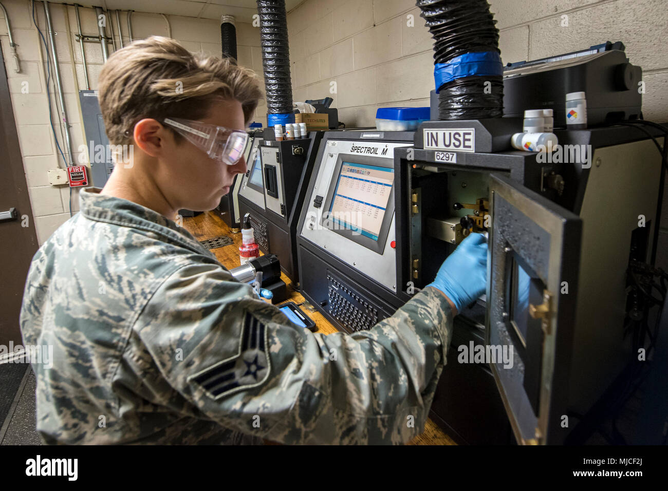 Senior Airman Louisa Doyle, 23d Maintenance Squadron non-destructive ...