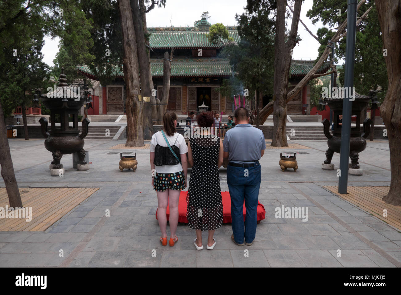 Fuxi Temple (Fuxi Miao) in Tianshui, Gansu province, China, Asia ...