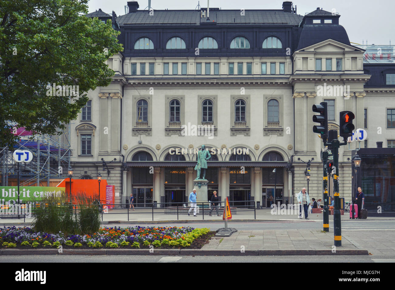 Stockholm Central Station, a railway station in Stockholm, Sweden, with ...