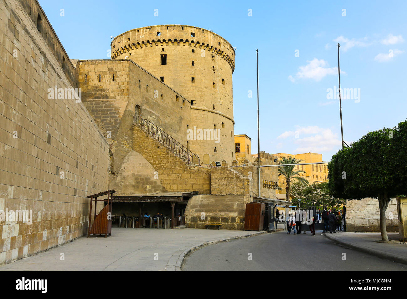 The Saladin Citadel of Cairo on Mokattam hill near the city centre, is ...