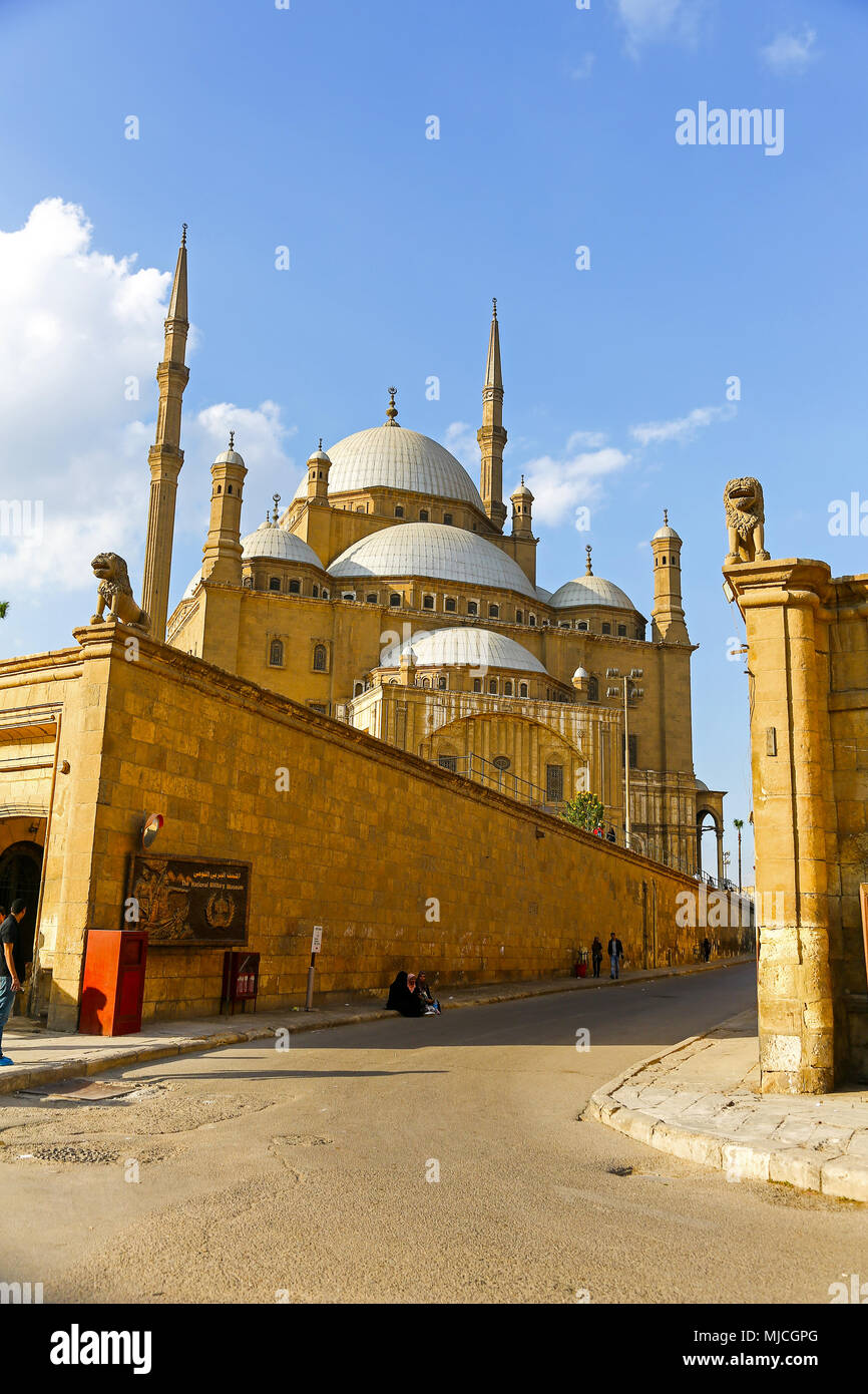 The Great Mosque of Muhammad Ali Pasha, or Alabaster Mosque, or ...