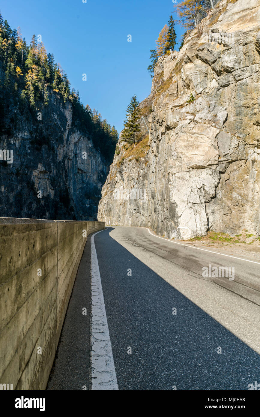Albula pass road hi-res stock photography and images - Alamy