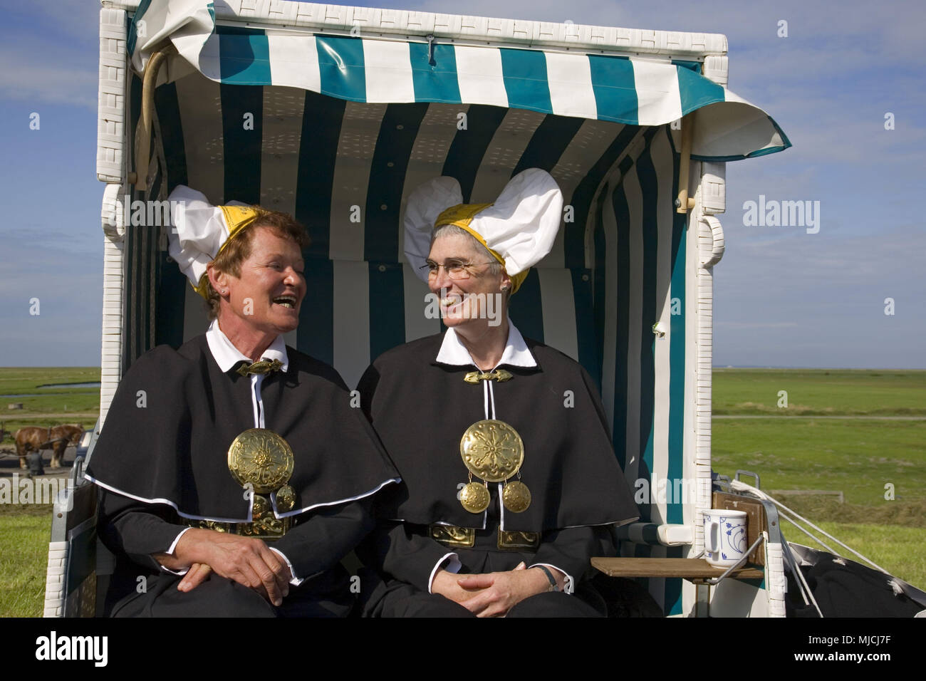 Traditional costumes in schleswig holstein hi-res stock photography and ...