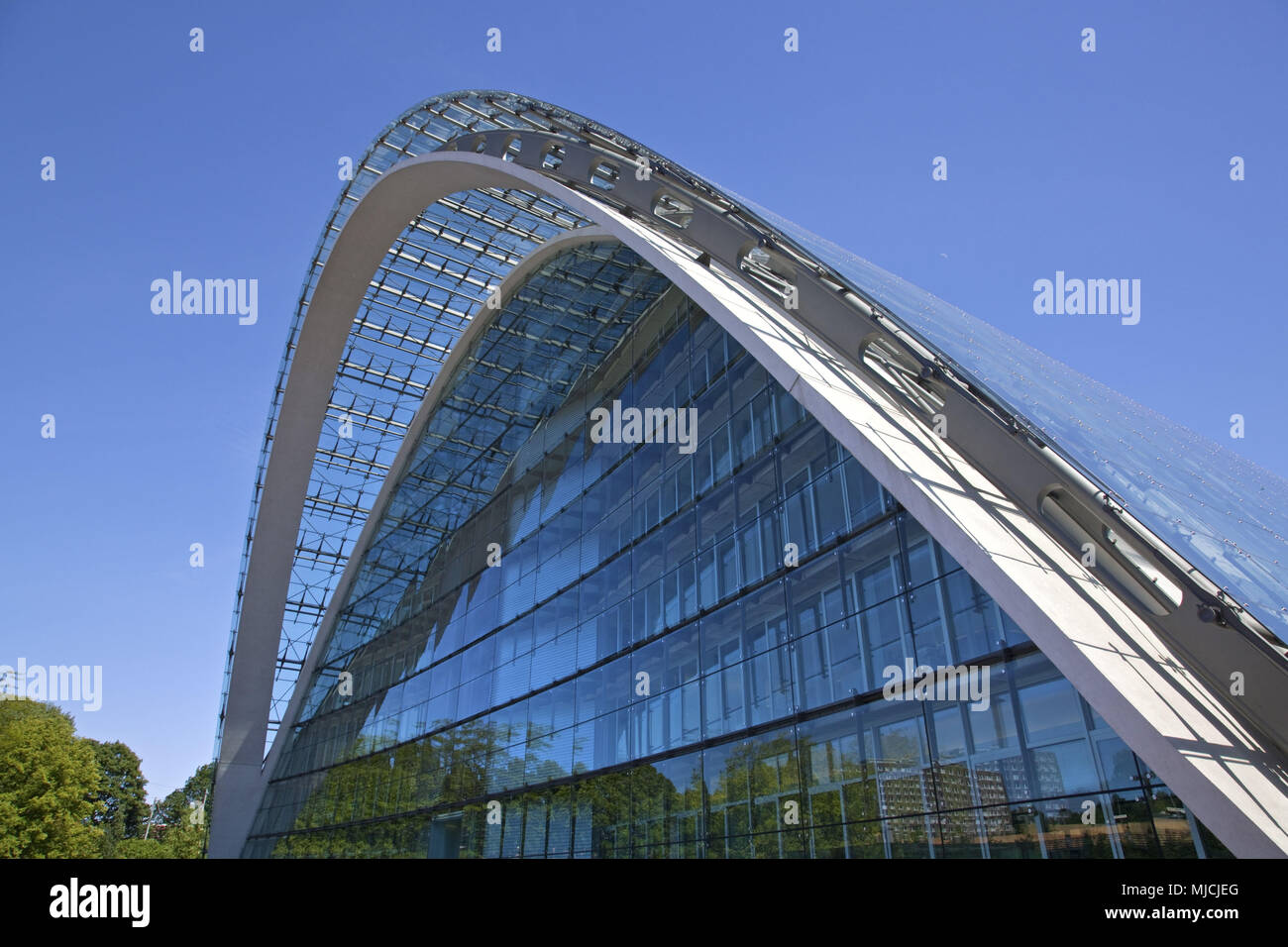 Office building berlin arch in hanseatic town hamburg hi-res stock ...