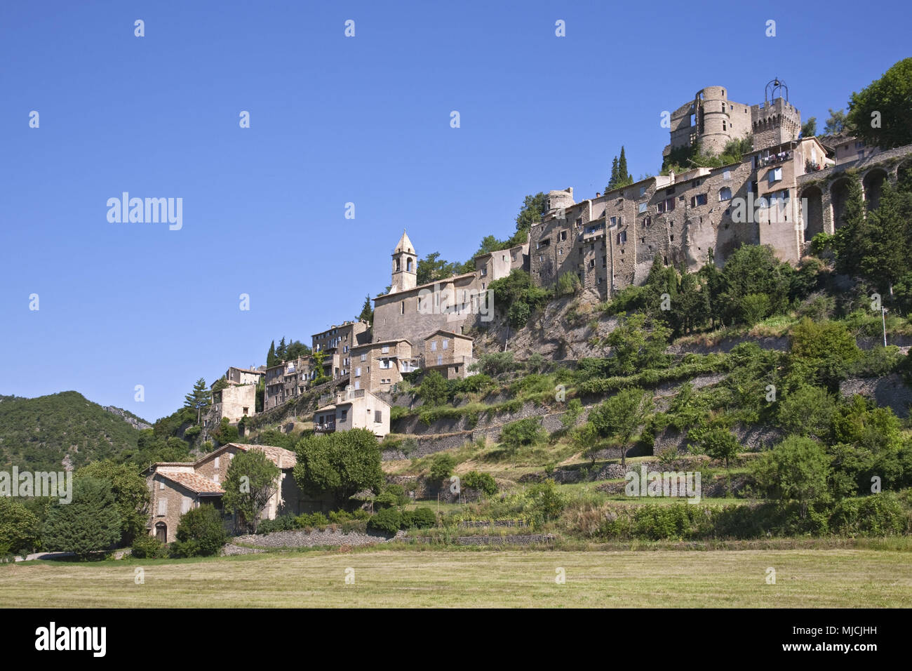 Montbrun-les-Bains, Provence, Rhone Alps, France Stock Photo - Alamy