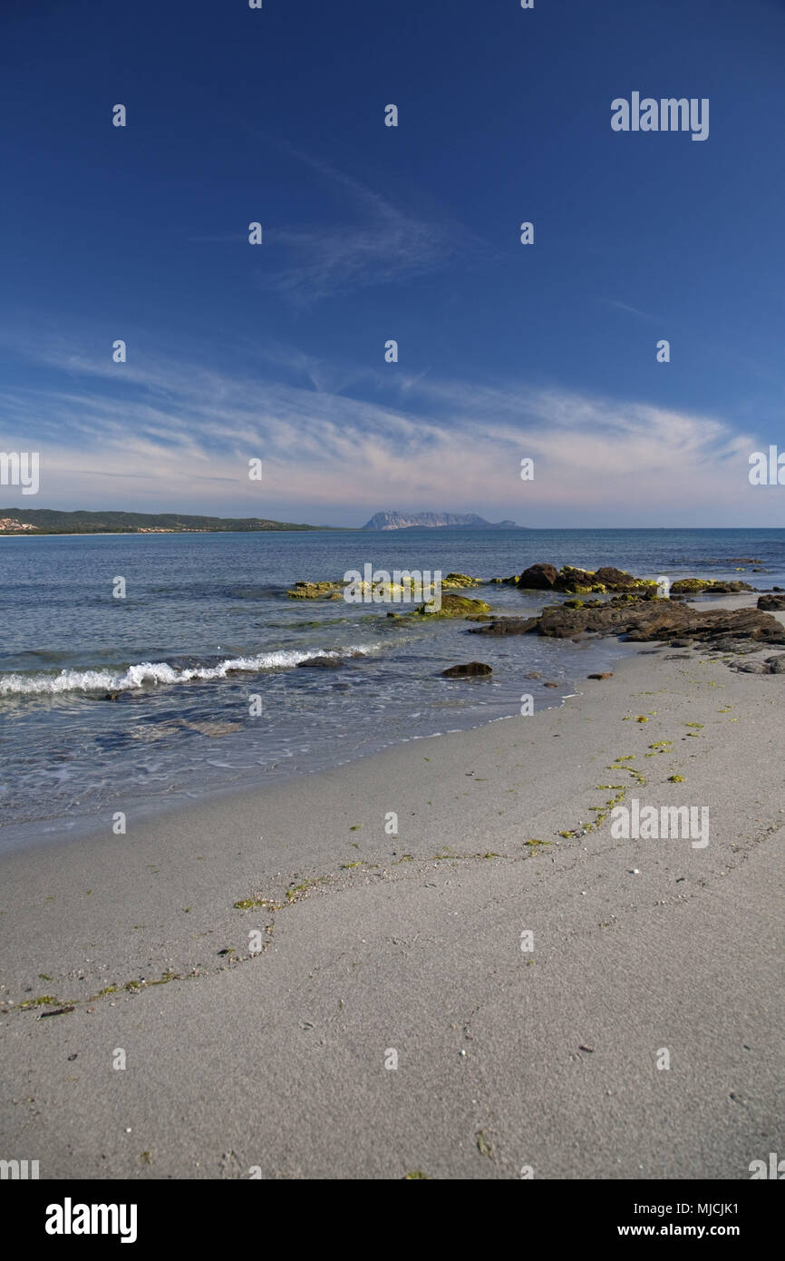Beach of Porto Ainu, near Budoni, Gallura, East sardinia, Sardinia ...