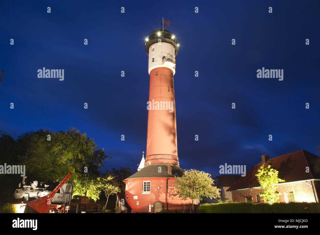 Old lighthouse on the island wangerooge hi-res stock photography and ...