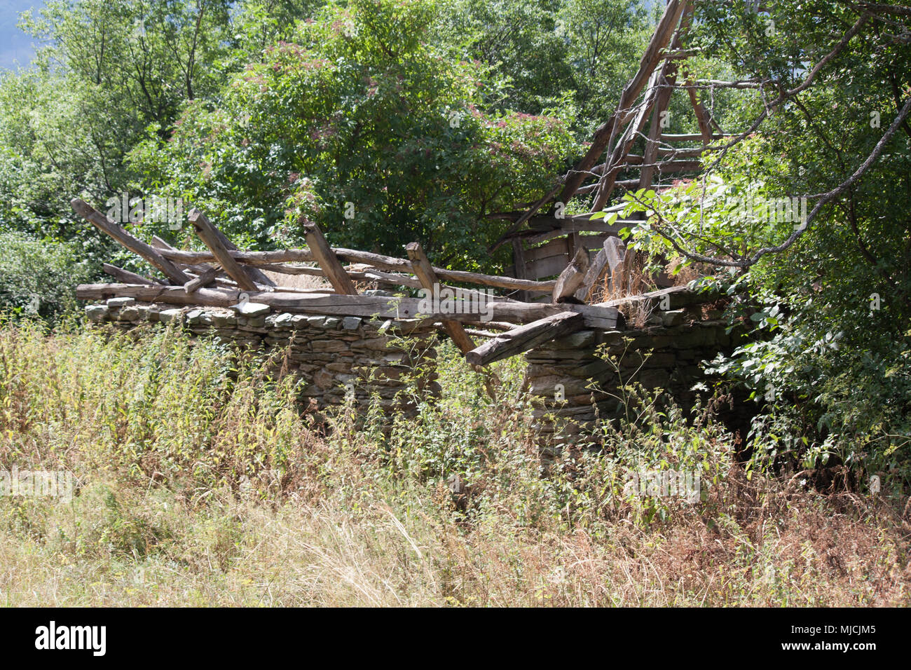 House on the mountain Stock Photo - Alamy