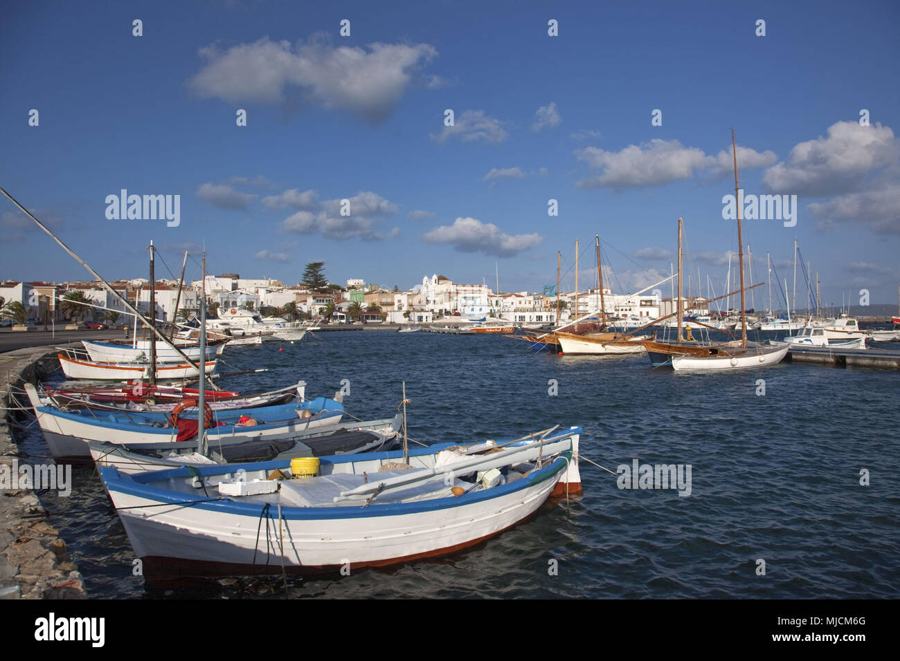 Italy, Sardinia, South Sardinia, South coast, Isola di Sant' Antioco ...