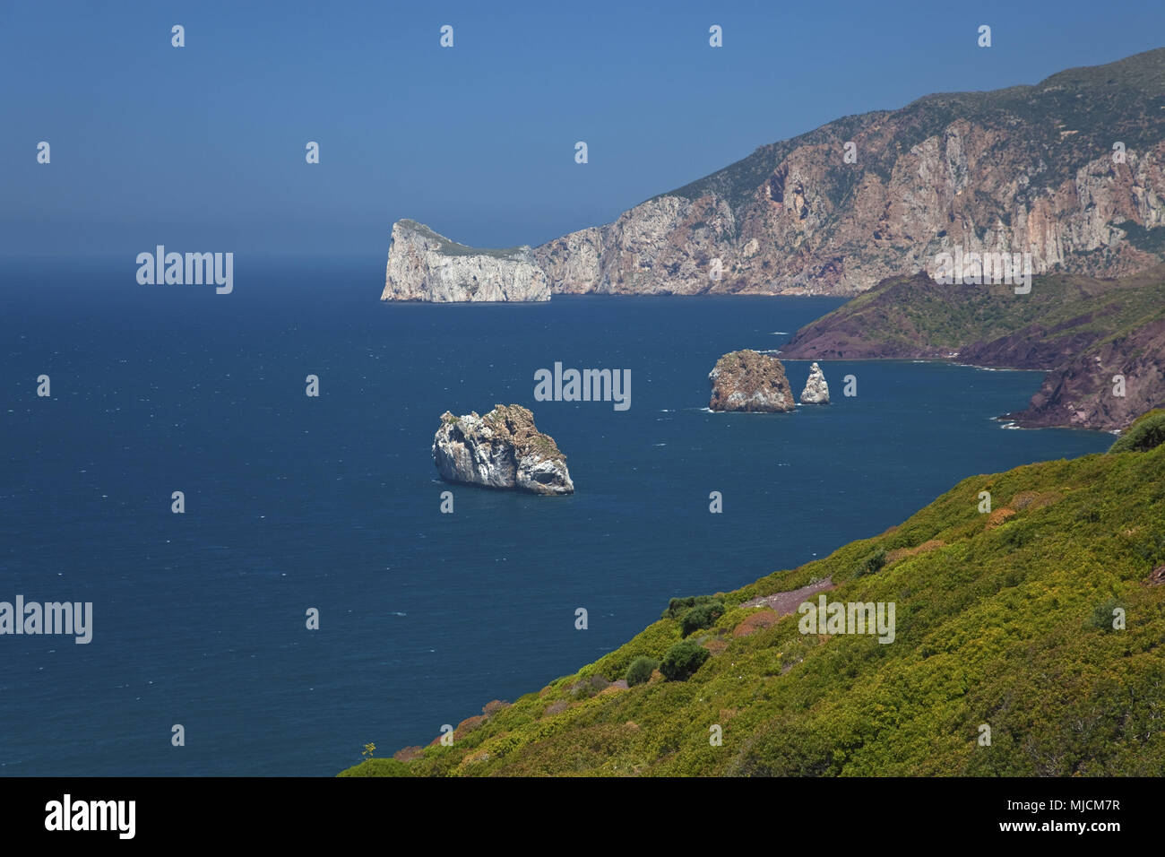 Italy, Sardinia, West coast, West Sardinia, province Iglesias, Pan di ...