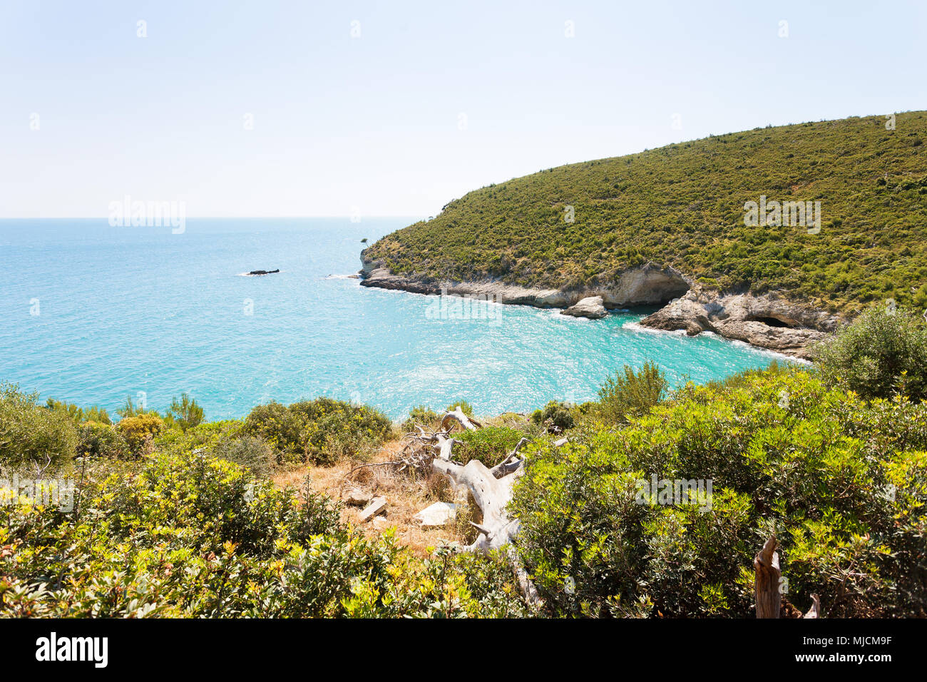 Apulia, Italy, Europe - Landscape around Grotta della Campana Piccola ...