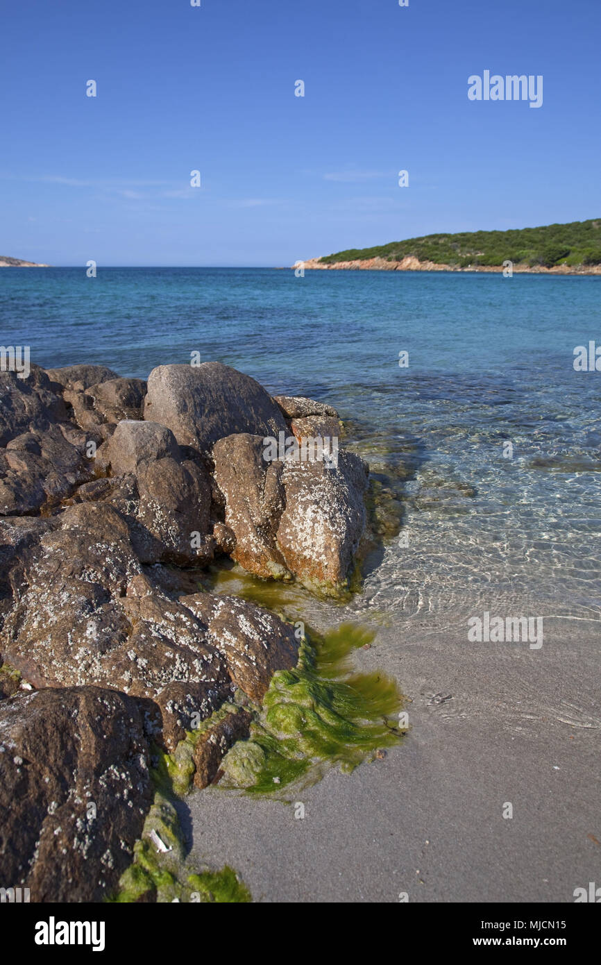 Beach in the Cala Portese, Isola Caprera, La Maddalena, Maddalena ...