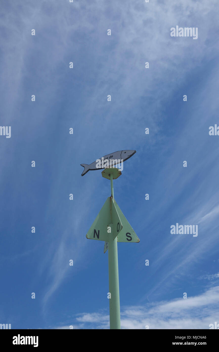 Fish as wind vane Stock Photo - Alamy