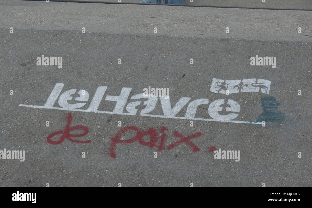 Writing in a skate park in Le Havre, the city celebrates its 500th ...