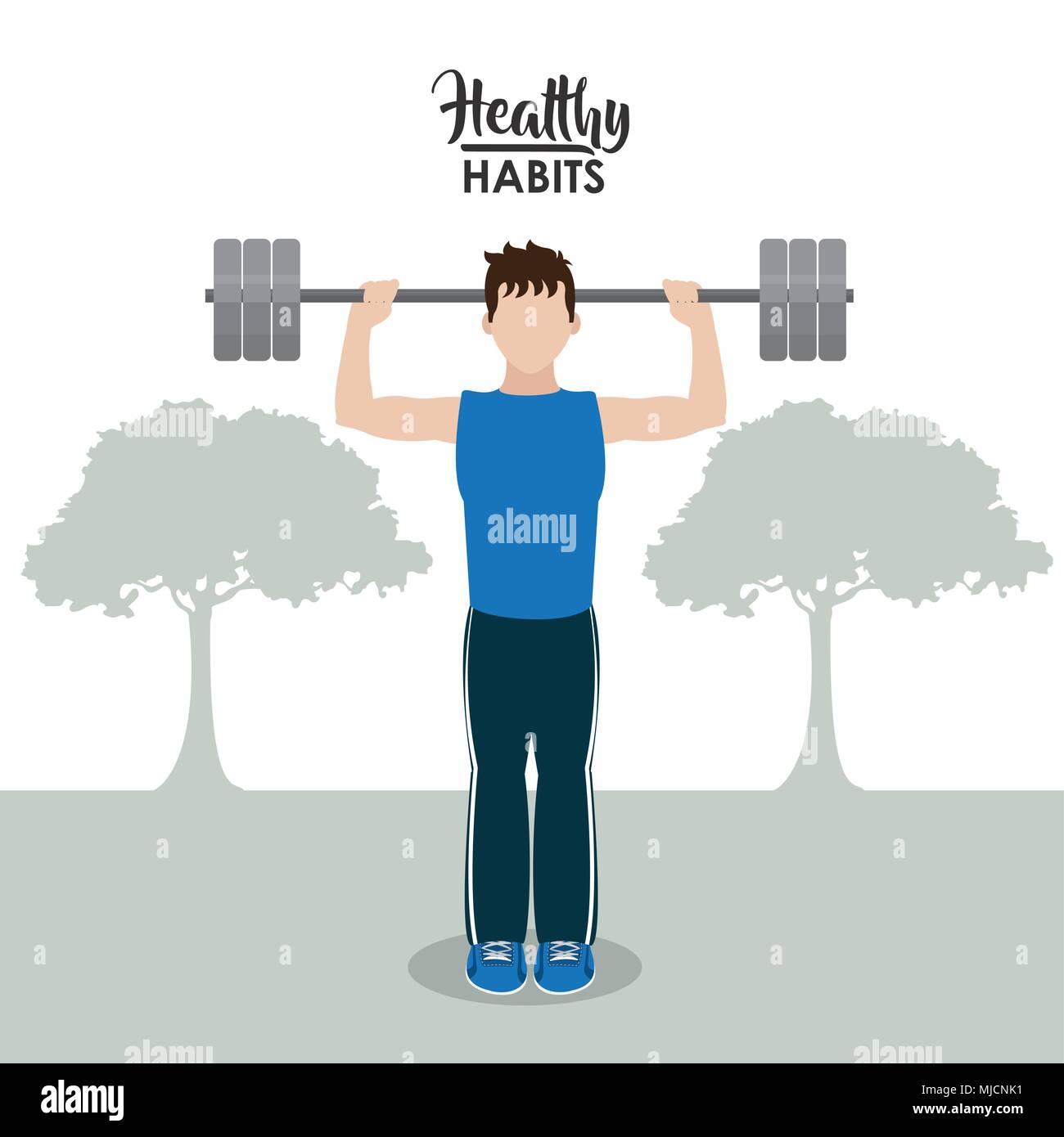 Healthy habits lifestyle Stock Vector Image & Art - Alamy