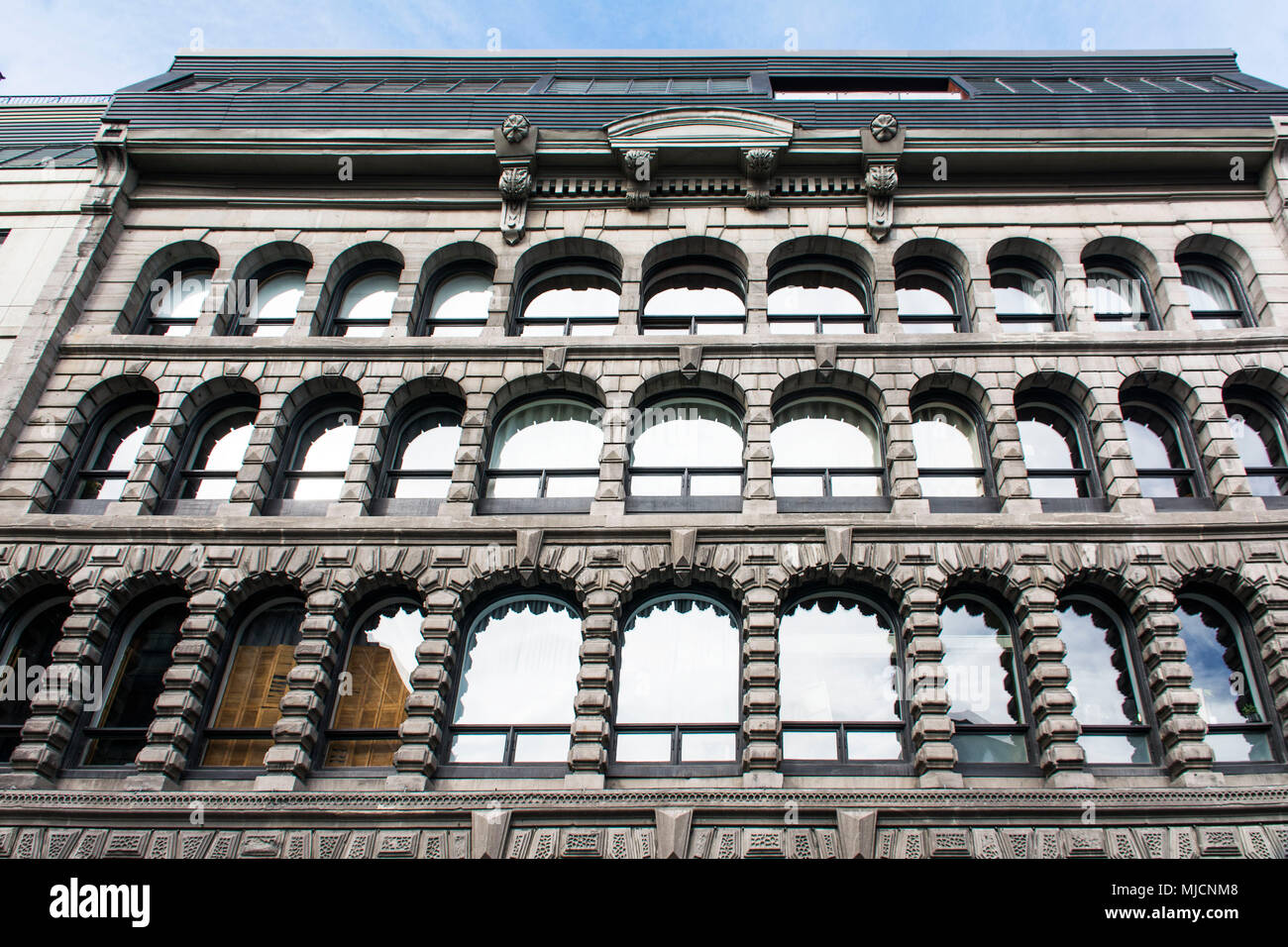 Nice building in the Old Town of Montreal Stock Photo - Alamy