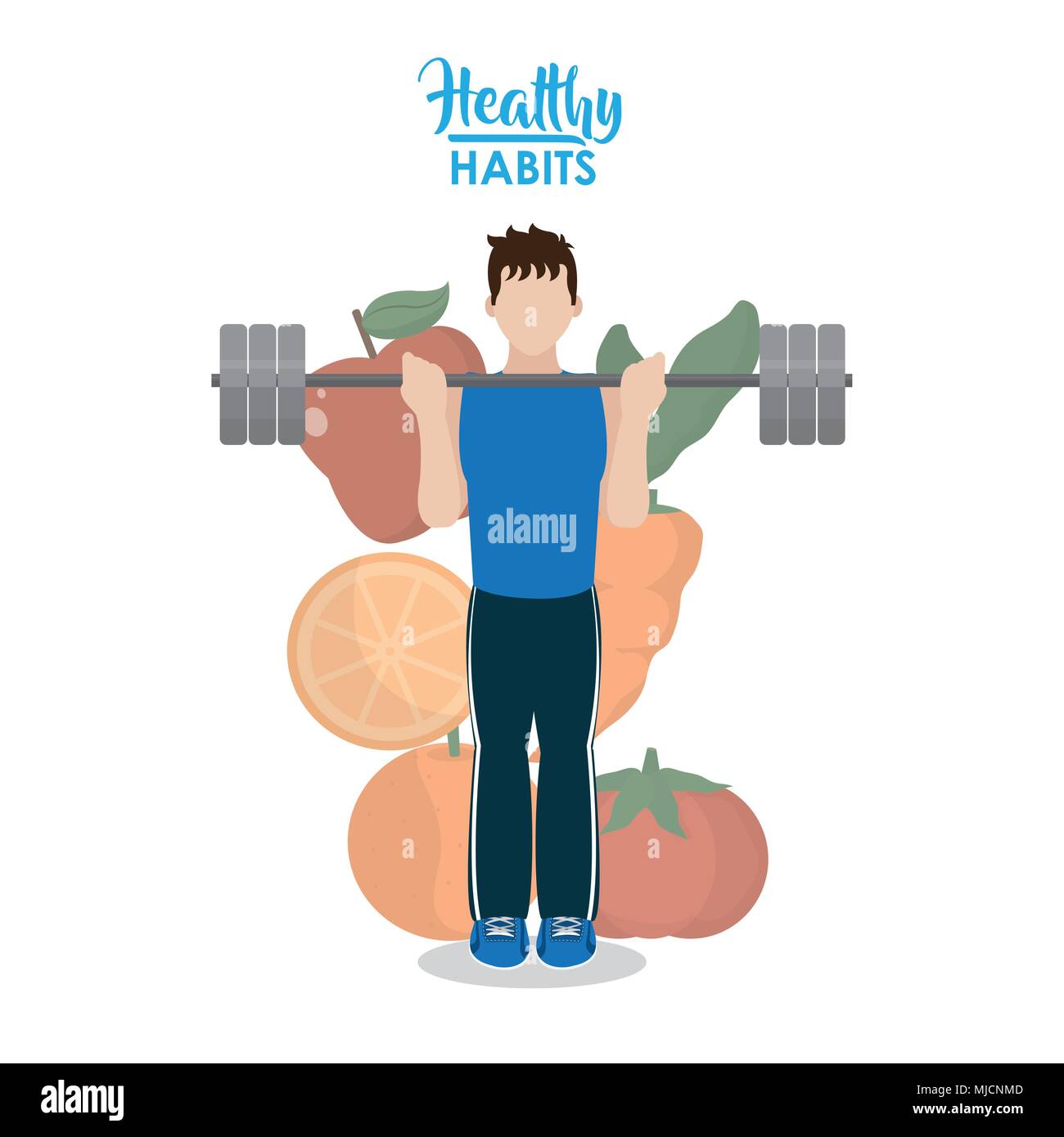 Healthy Habits Lifestyle Stock Vector Image And Art Alamy