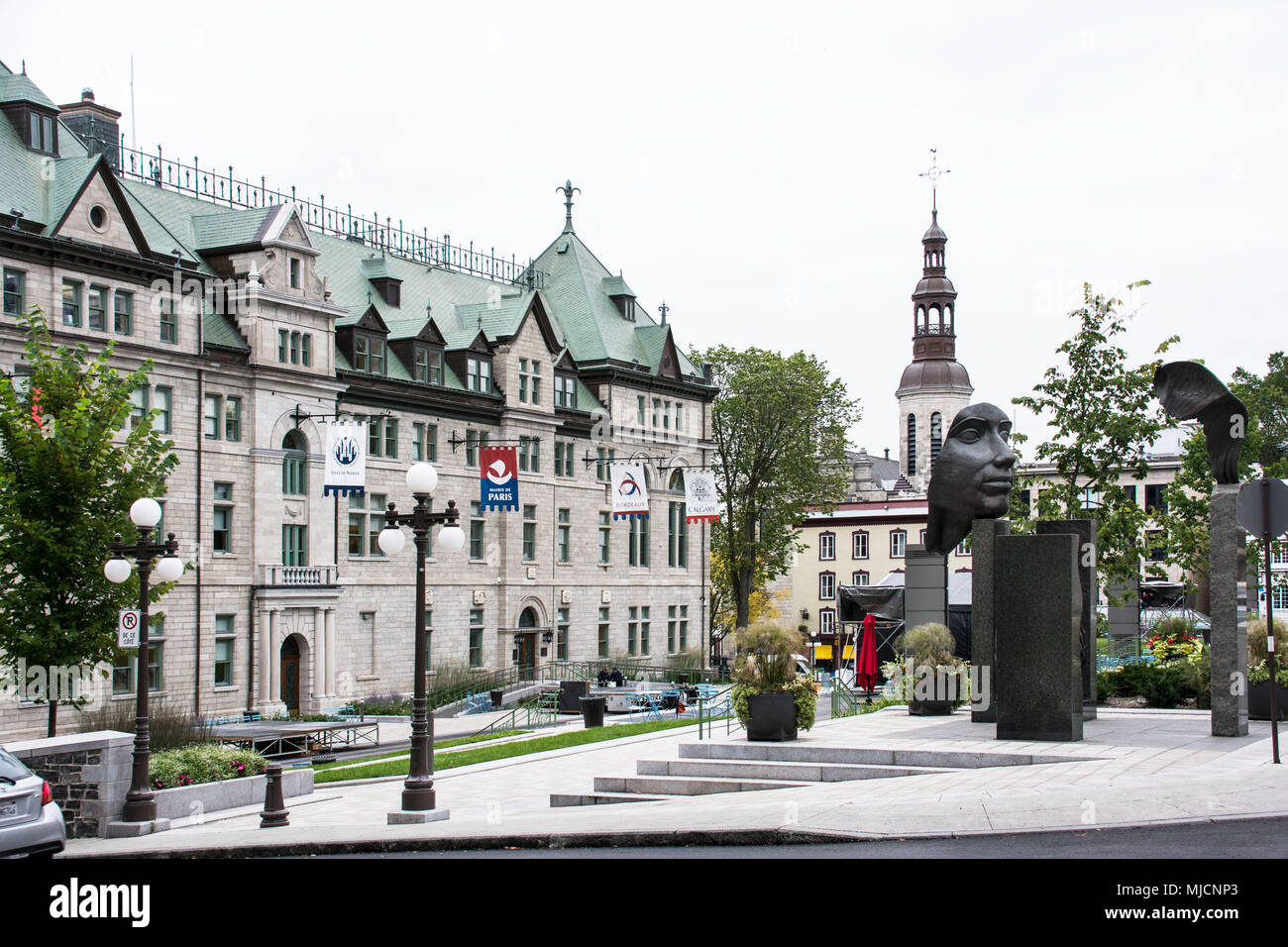 City hall of Québec City Stock Photo - Alamy