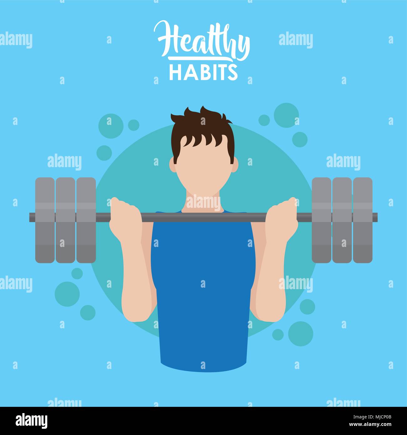 Healthy habits lifestyle Stock Vector Image & Art - Alamy