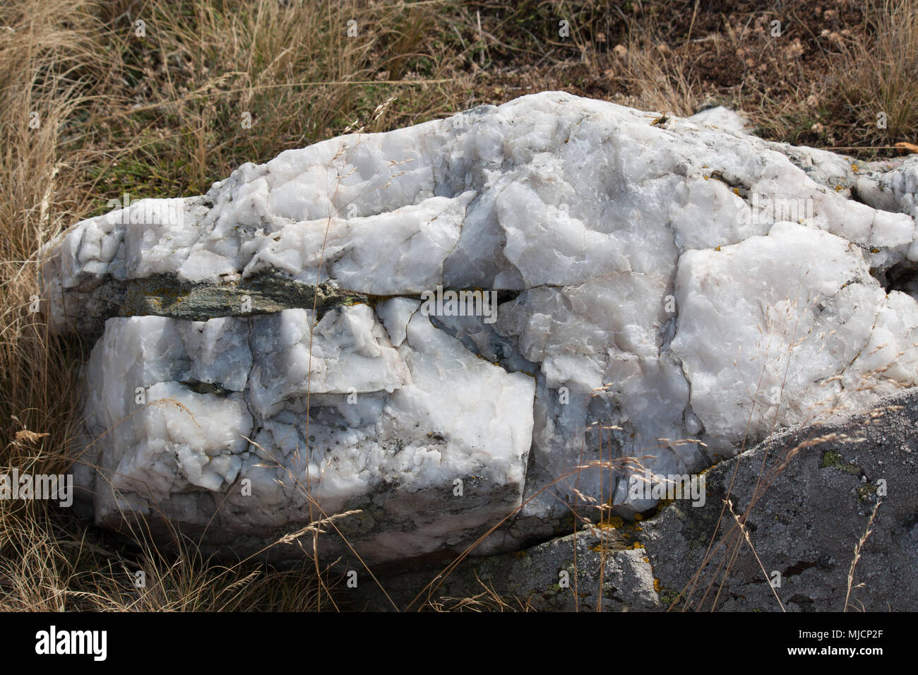 White stone on the mountain Stock Photo - Alamy
