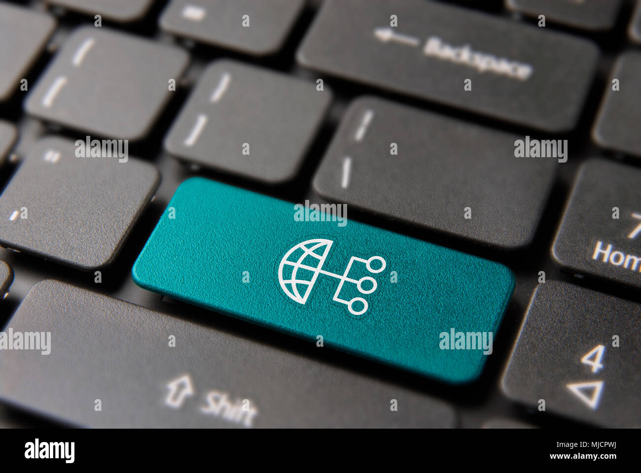 Online business information keyboard button for internet network ...