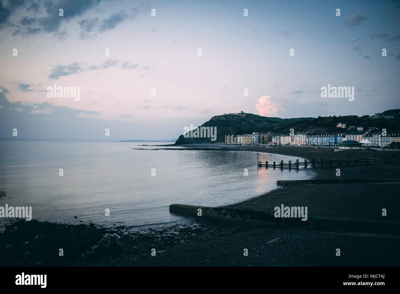Aberystwyth wales beach hi-res stock photography and images - Alamy