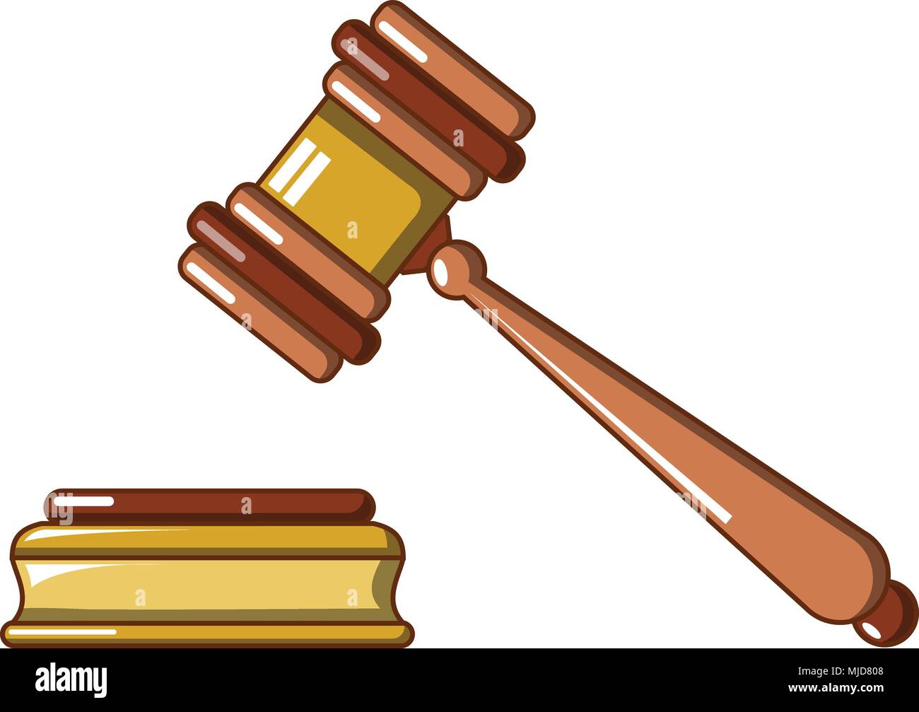 Cartoon Wooden Hammer