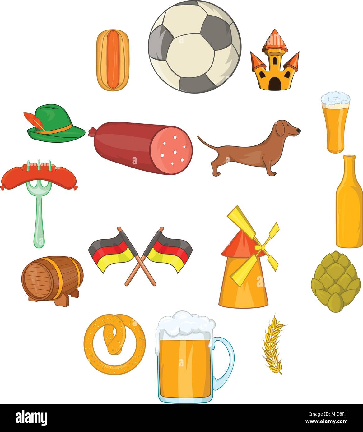 German Oktoberfest Cartoon High Resolution Stock Photography and Images ...