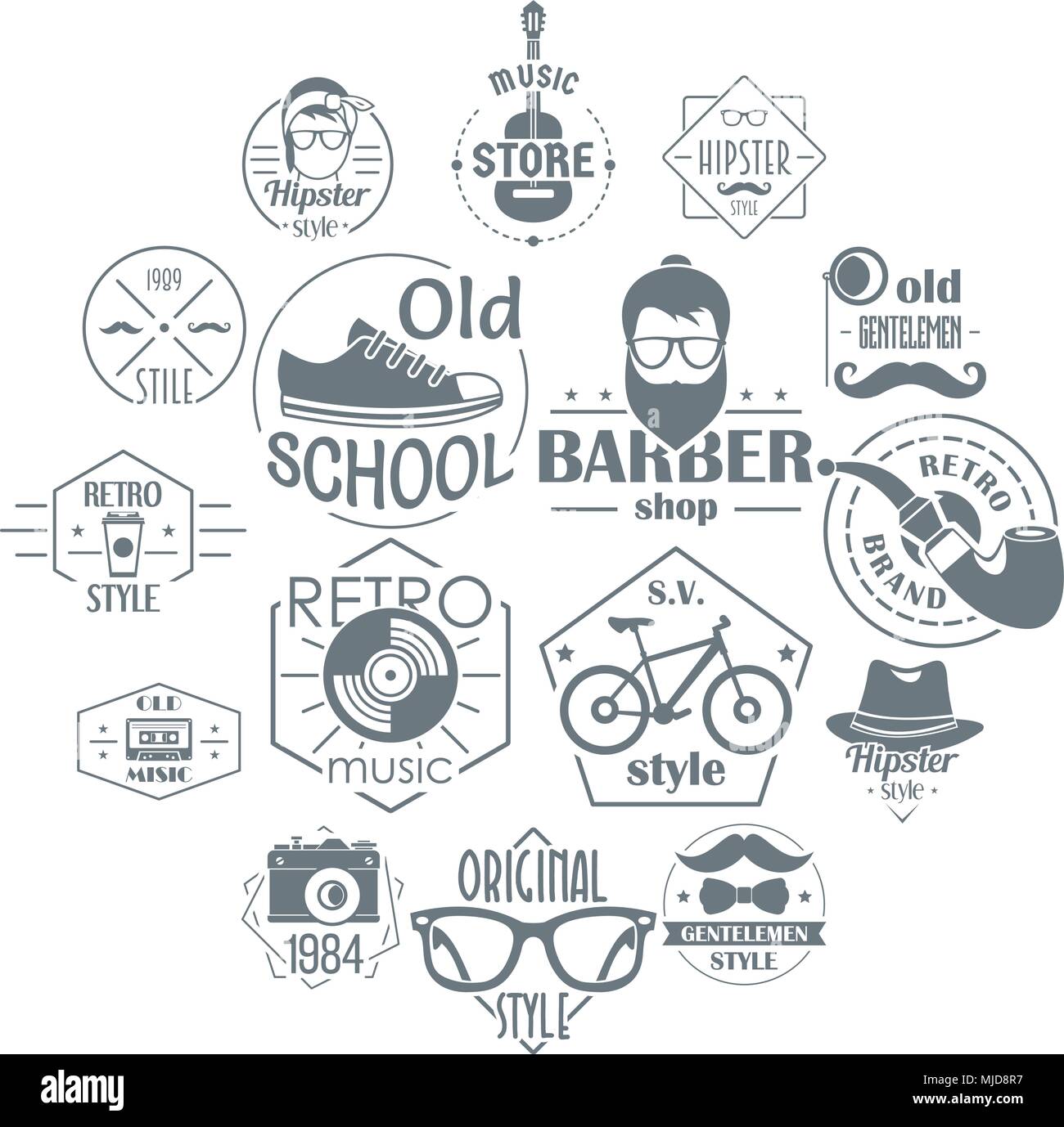 Hipster Style Logo