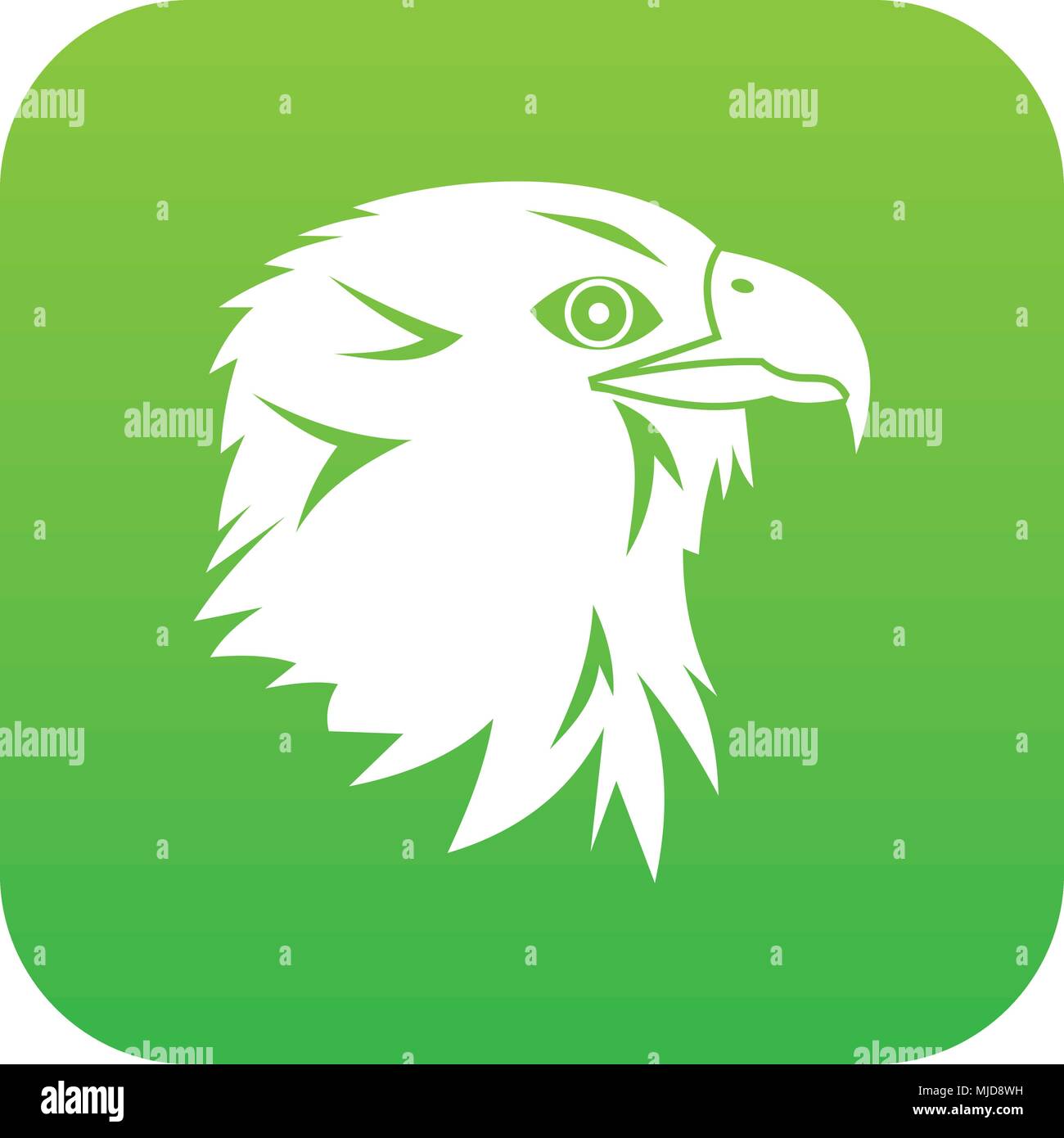 Eagle icon digital green Stock Vector Image & Art - Alamy