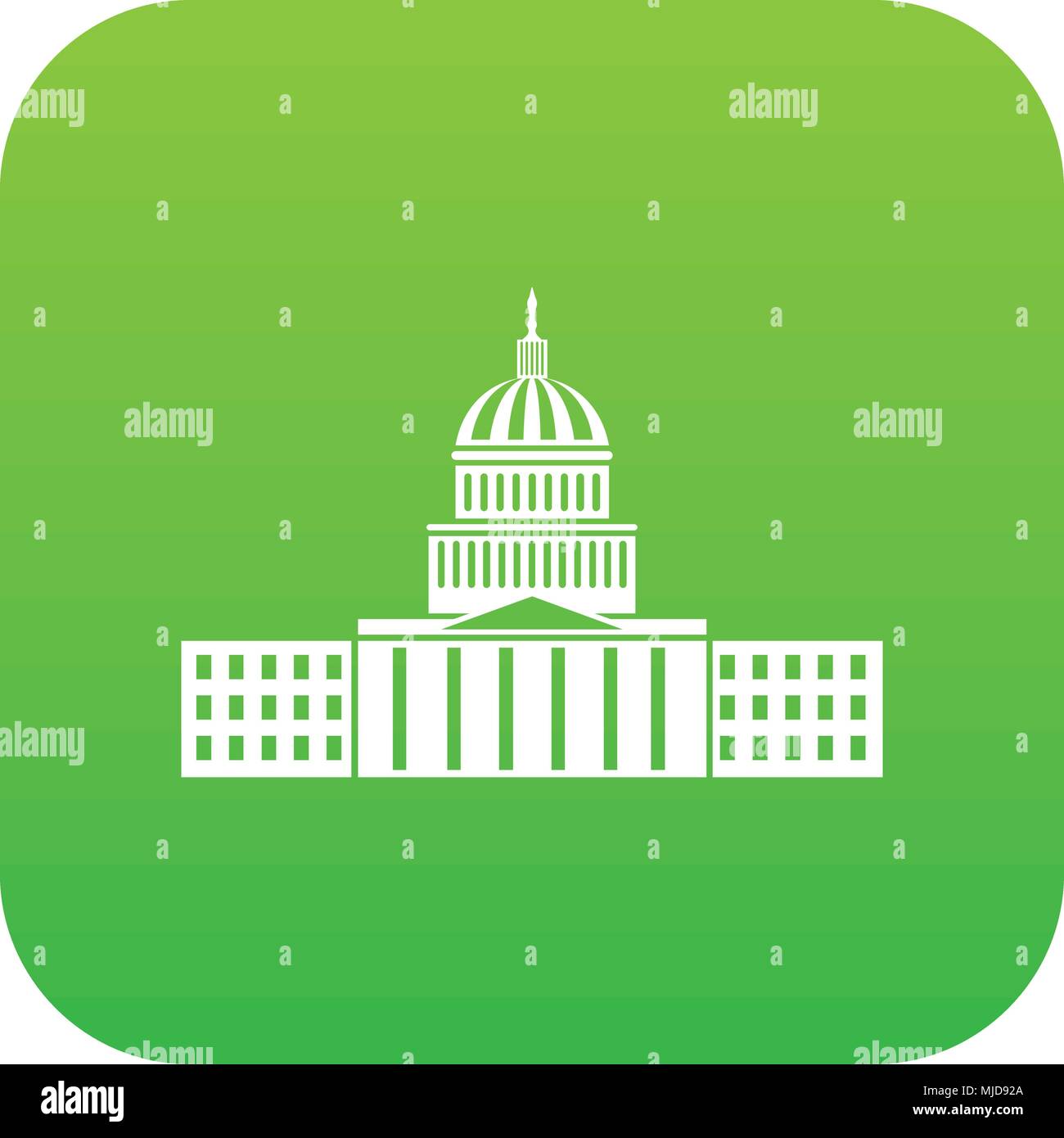 Capitol icon digital green Stock Vector Image & Art - Alamy