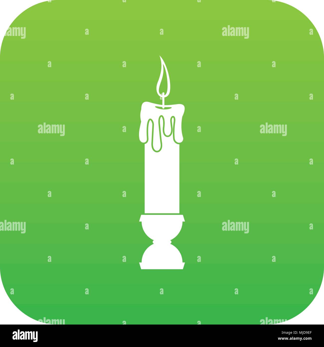 Candle icon digital green Stock Vector Image & Art - Alamy