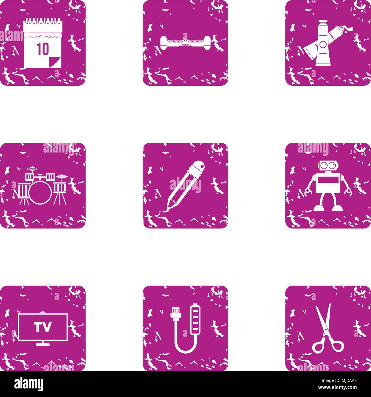 Tv program nobody Stock Vector Images - Alamy