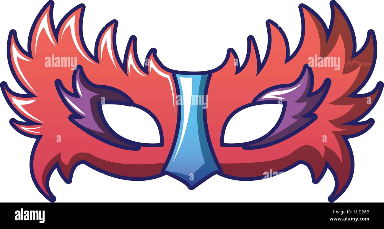 Bird carnival mask icon, cartoon style Stock Vector Image & Art - Alamy
