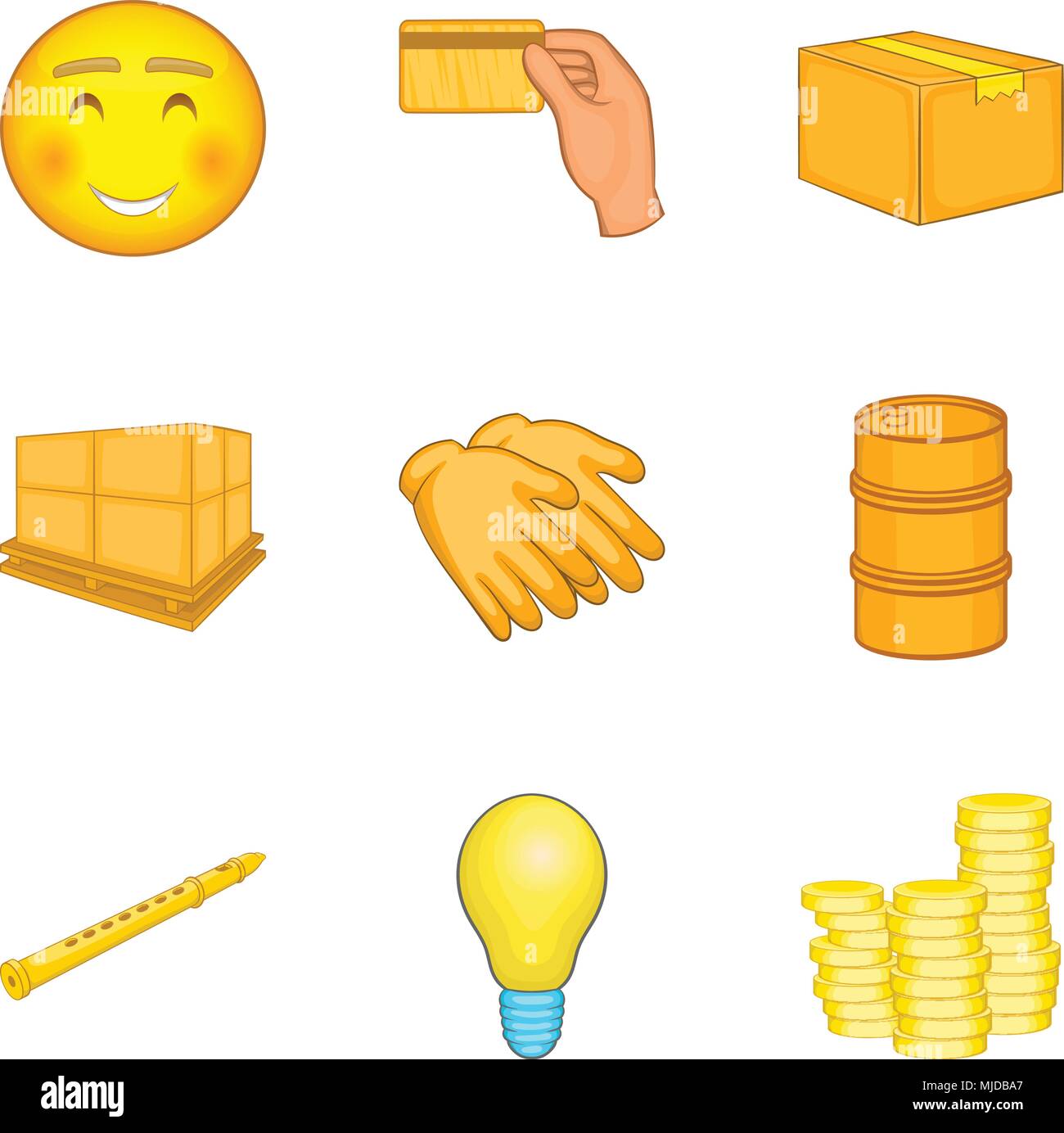 Money gift icons set, cartoon style Stock Vector Image & Art - Alamy