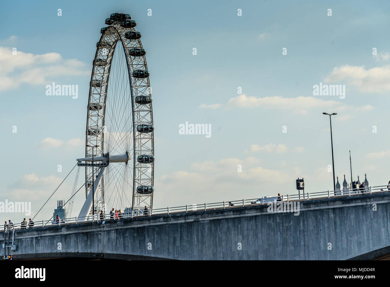 London Eye Ferris Wheel Stock Photo - Alamy
