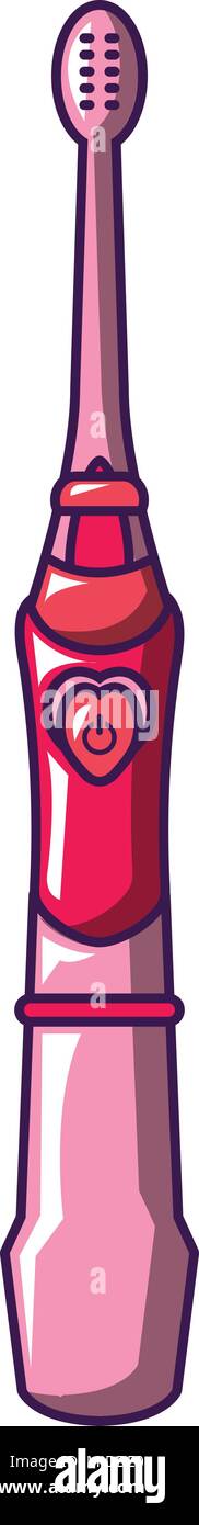 Red toothbrush icon, cartoon style Stock Vector Image & Art - Alamy