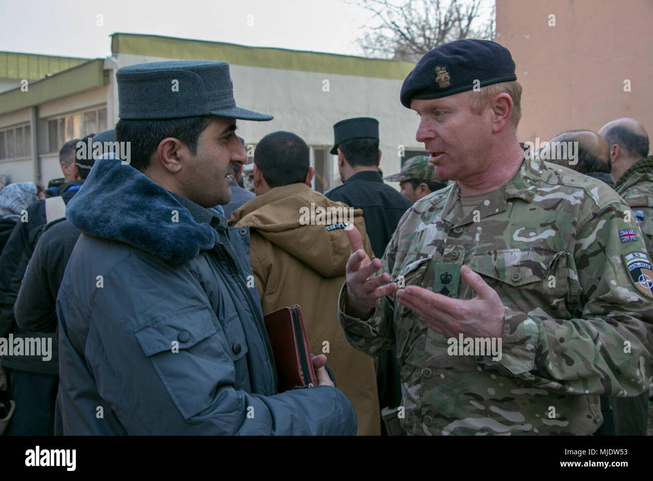 British Army Brigadier, Simon Humphrey, commander of Kabul Security ...