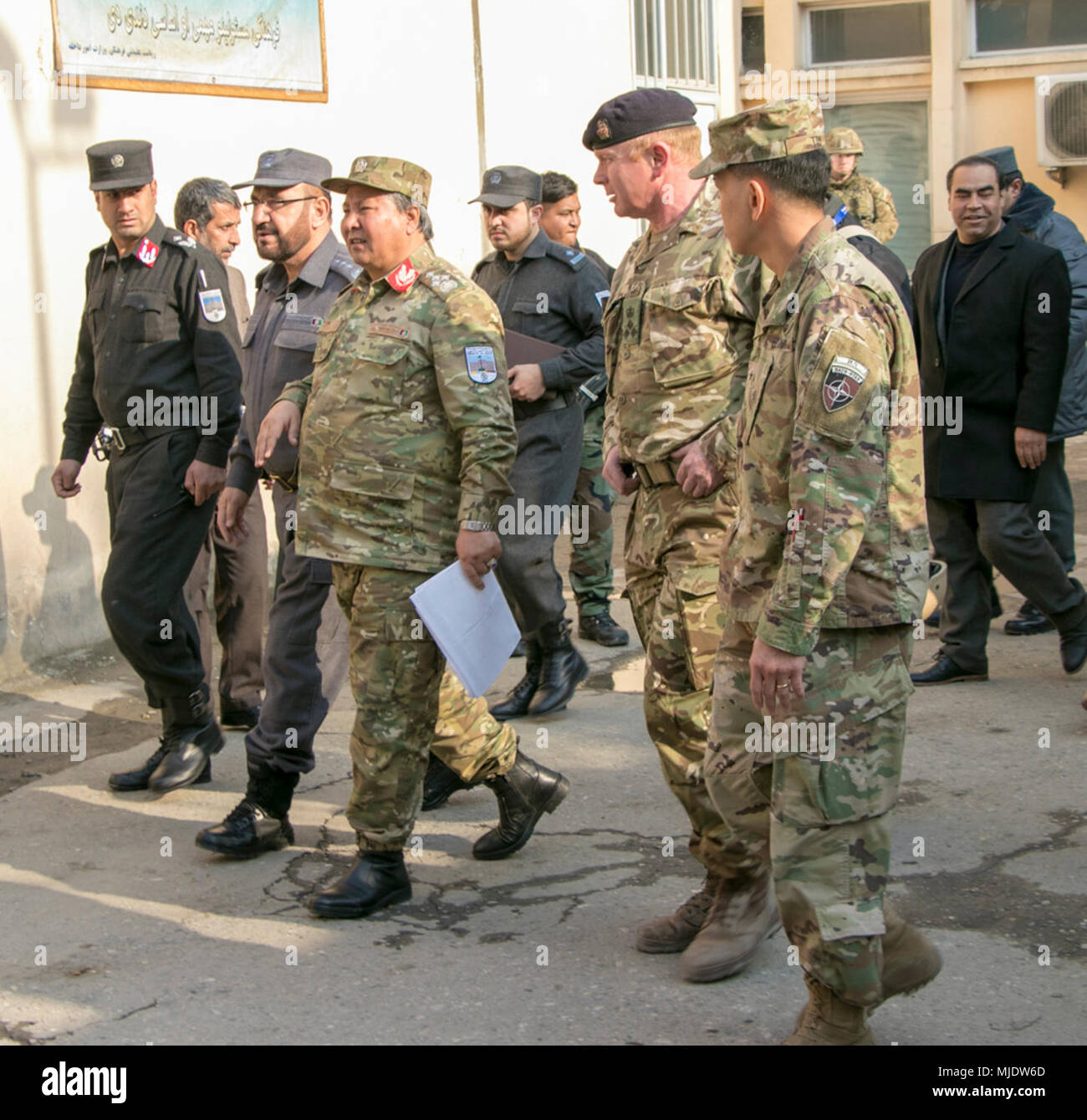 British Army Brigadier Simon Humphrey, commander of Kabul Security ...