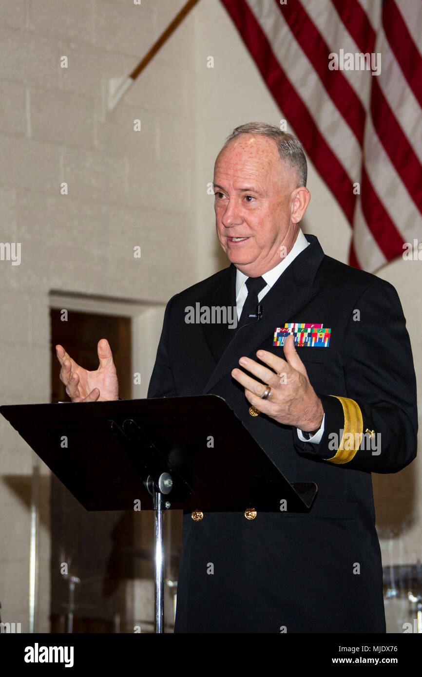 Rear Adm. Brent W. Scott, chaplain of the Marine Corps, delivers a ...