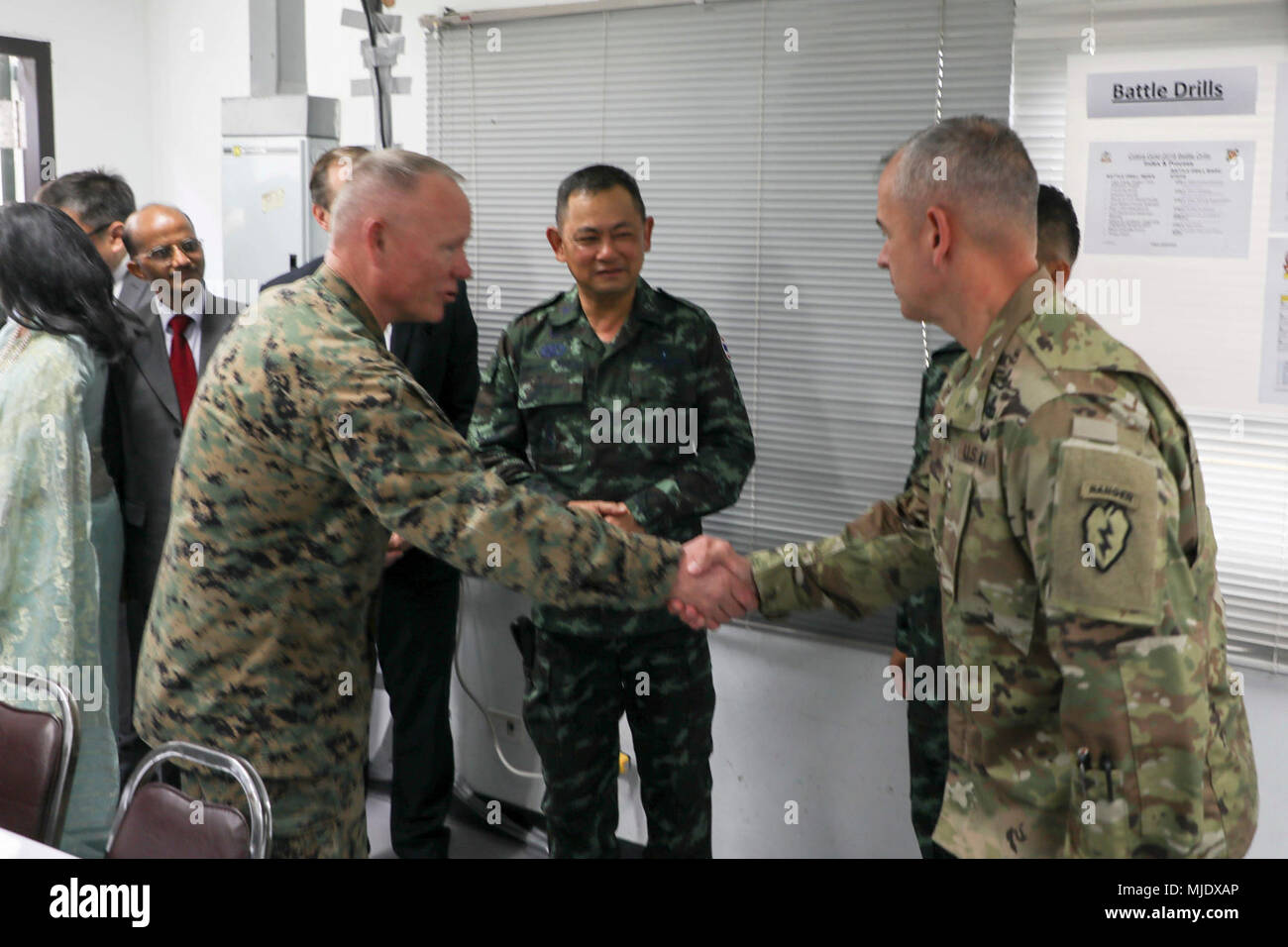 U.S. Army Col. Anthony Lugo, commander of 2nd Infantry Brigade Combat ...