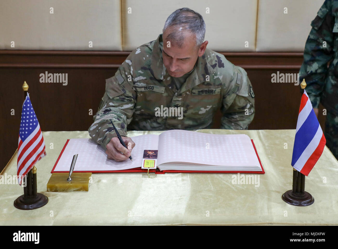 U.S. Army Col. Anthony Lugo, commander of 2nd Infantry Brigade Combat ...